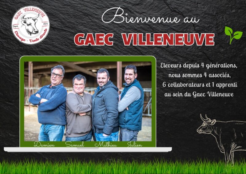Nouvelle vidéo de présentation du GAEC Villeneuve ! - Boeuf à la ferme